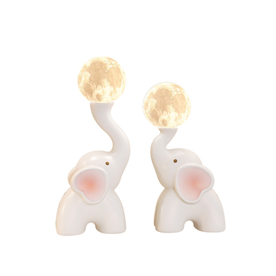 初晨卧室客厅现代简约大象夜灯