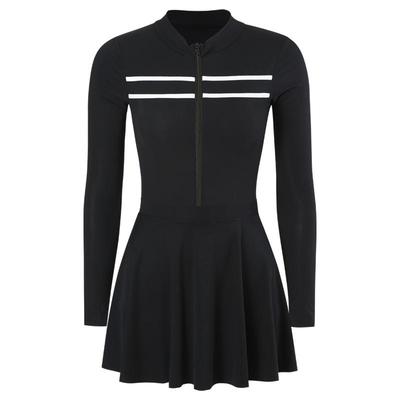 新款2023连体泳衣女两件套长袖