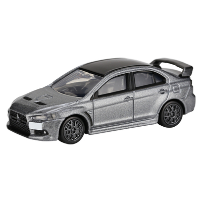 TOMY多美卡日本合金车模玩具黑盒旗舰正版02三菱十代EVO仿真 跑车