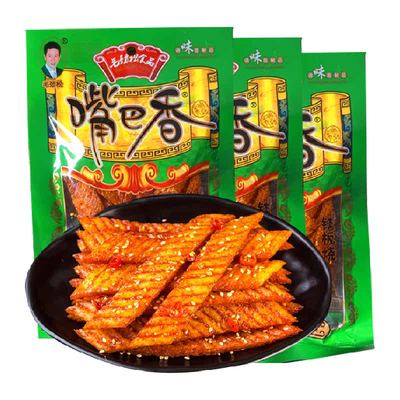 嘴巴香铁板烧手撕大刀肉零食