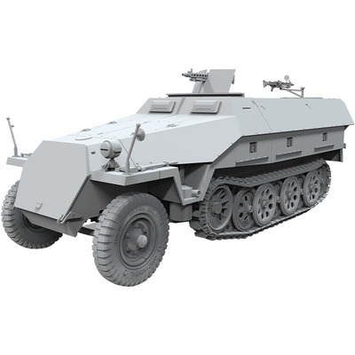 边境半履带装甲车1/35拼装模型