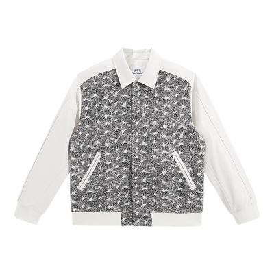 太平鸟男装 休闲夹克时尚经典舒适茄克衫棒球服皮夹克绣花夹克潮