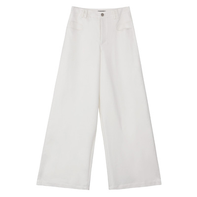 中腰SEEKSIMPLE阔腿直筒休闲裤