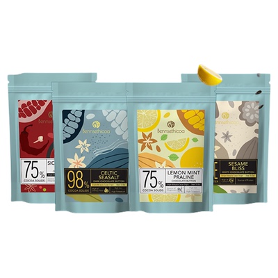 【百亿特价】Bennsethicoa安斯可黑巧柠檬薄荷纯可可脂65g*3包