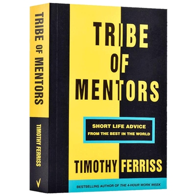 导师天团 人生进阶宝典 英文原版书 Tribe of Mentors 泰坦的工具 蒂姆费里斯 英文版进口原版英语成功励志书籍 正版现货