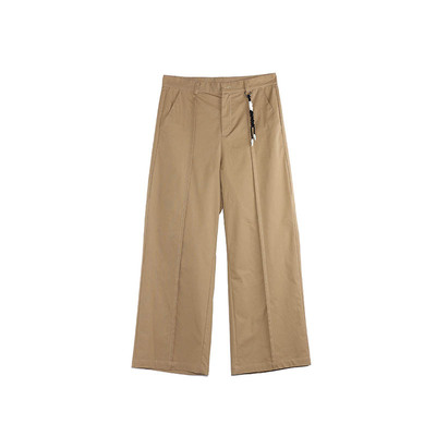 咆哮野兽高腰结构阔腿休闲长裤