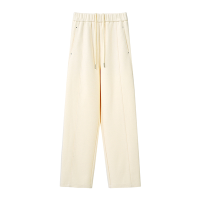 高腰内抽绳SEAWHEN长款直筒裤