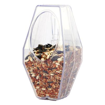 防撒防溅食盒八哥鹦鹉画眉鸟食罐