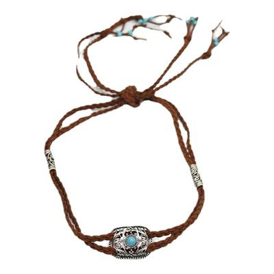 复古少年感民族抹额藏族绑绳额链