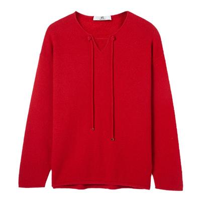 【商场同款】HPLY荷比俪2025春季新款女套头灵感盘扣节风格针织衫