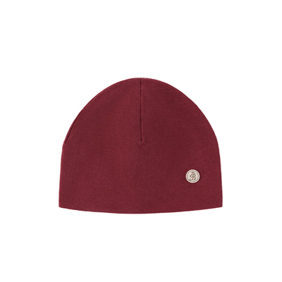 babylove婴儿纯色帽子胎帽秋冬季男女宝宝外出包头帽棉保暖套头帽