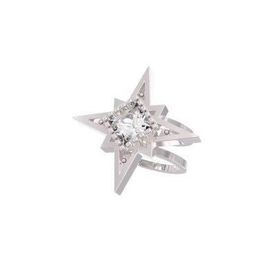 纯银星光耳骨夹明星同款女友礼物