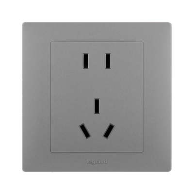 罗格朗10A深砂银五孔插座性价比