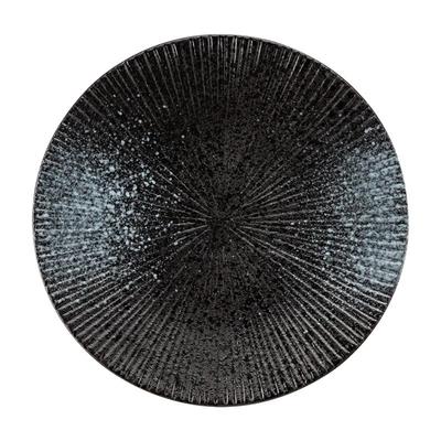 onlycook日式陶瓷牛排盘子黑色