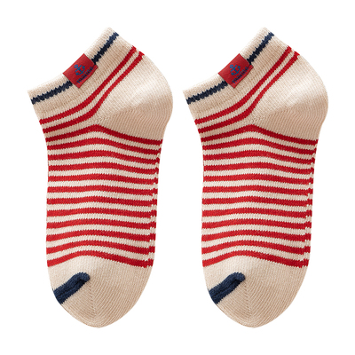 定标条纹船袜领诺吸汗女秋冬短筒