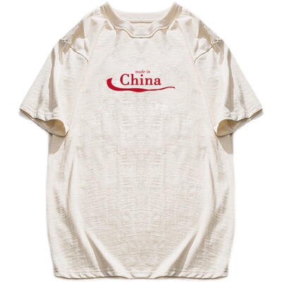 国潮复古七八十年代怀旧短袖T