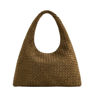 JWPEI编织包女2025新款托特包