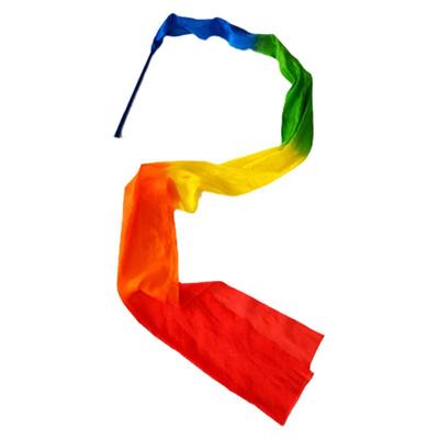 彩绸舞彩带棒儿童体操舞蹈长绸