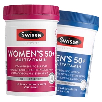 Swisse斯维诗中老年复合维生素男士女性50+岁 90粒矿物质营养素