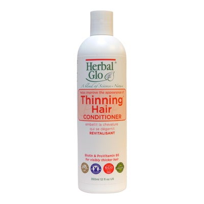 加拿大 Herbal Glo Thinning Hair Conditioner 薄护发素350ML