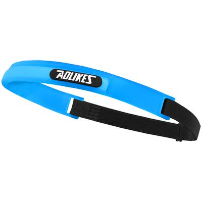 AOLIKES硅胶跑步健身运动导汗带