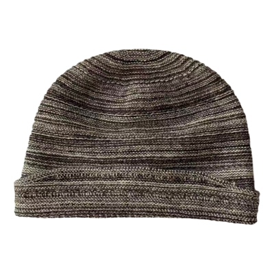 纯羊毛百搭包头冷帽女无檐针织帽