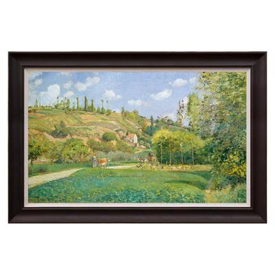 风色毕沙罗春天的郊野客厅装饰画