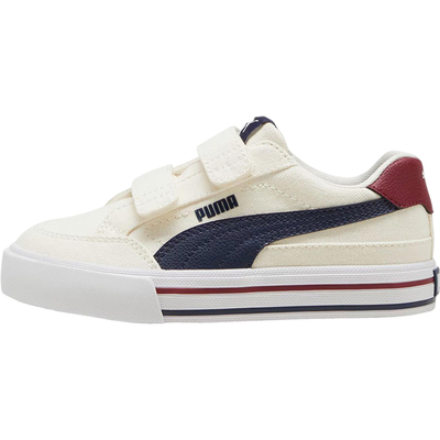 Puma/彪马正品夏季小童低帮魔术贴抓地耐穿休闲帆布鞋396560-01