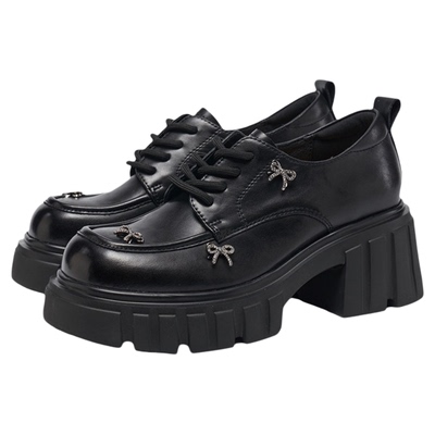 星期六乐福鞋2026年春季通勤鞋百搭休闲厚底玛丽珍女鞋SSE1112196