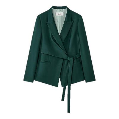 【丝绒美利奴羊毛】Laurel劳芮新款轻中式西装LWL363T07200