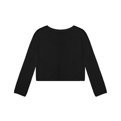 CalledBack针织衫圆领套头上衣