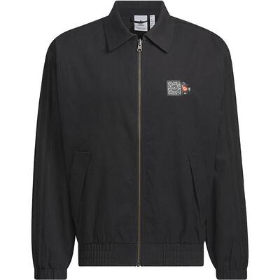 Adidas/阿迪达斯正品三叶草情侣款运动休闲翻领外套JE3489