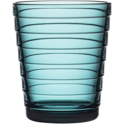 iittala彩色玻璃北欧涟漪水杯