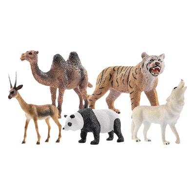 Wenno实心大熊猫仿真动物玩具