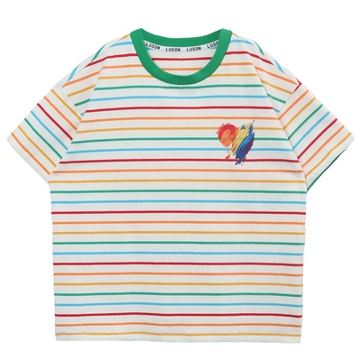 热销过万彩虹系列亲子T恤套装