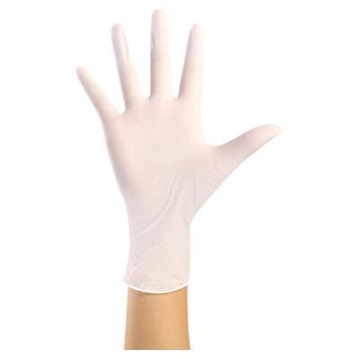 白色丁晴pvc医生专用乳胶手套