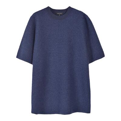 WITTYFOX短袖毛衣强缩羊毛