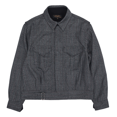 Secondorder SS24 Battledress Jacket 胡椒盐 P37猎装束腰短夹克