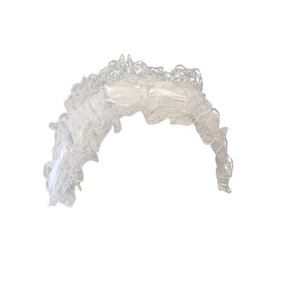 1Gangster Inn Lolita日系少女哥特发饰修女蕾丝发带女仆亚文化