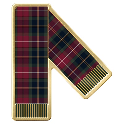 BarbourGLOBAL格纹徽章