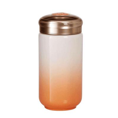 大容量带盖茶水杯学院风