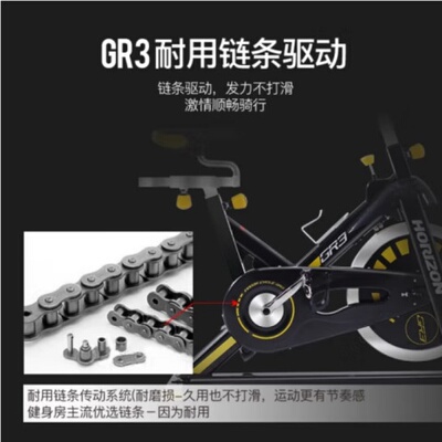乔山动感单车家用健身车 室内健身房骑行车运动健身器材自行车GR3