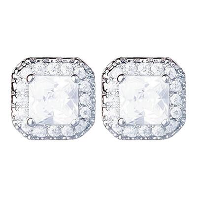 ASAPROCKYasen同款满钻方糖耳钉