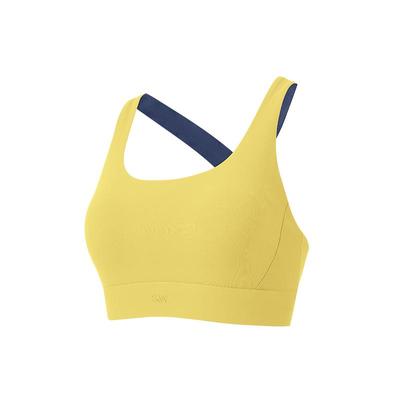 SW速惟运动内衣女高强度防震一体式交叉撞色训练美背瑜伽运动文胸