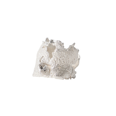 原创设计风纯银肌理水晶情侣戒指