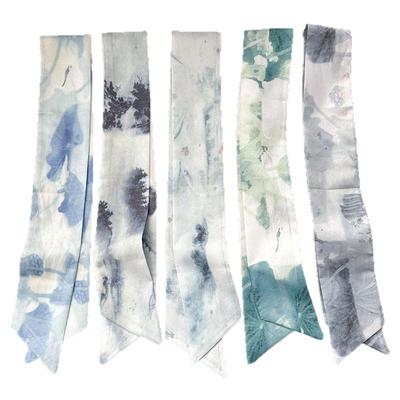 小丝巾缠绕系包手柄领巾绑发长条