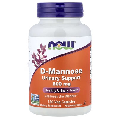 美国 Now Foods D-Mannose D-甘露糖 尿道保健 500毫克 120/240粒