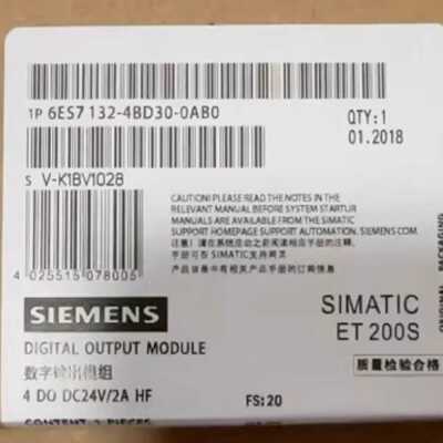 议价西门子6ES71324BD300AB0ET200S电子模块开关量6ES7132-4BD30-