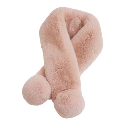 獭兔毛围巾加厚保暖韩版女冬季