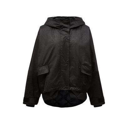 t区绫致CoutureMade羽绒服女2024秋冬两穿百搭印花短款90%白鹅绒